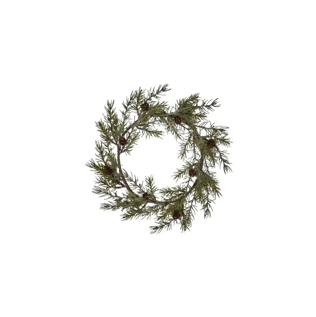 House Doctor Krans Frost groen 35cm – Natuurlijke krans – Het Adres