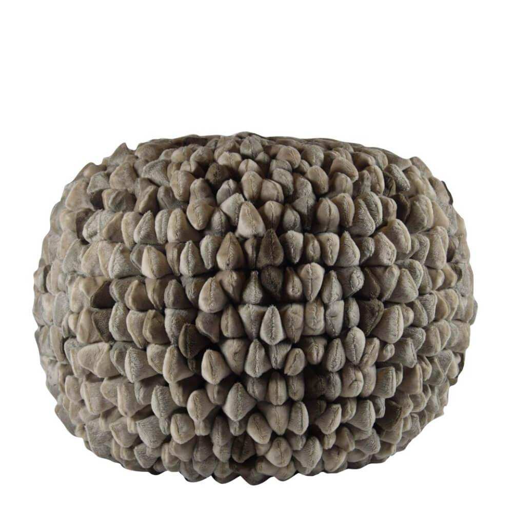 Haans Pebble poef Sand Taupe 60cm kopen? – Het Adres